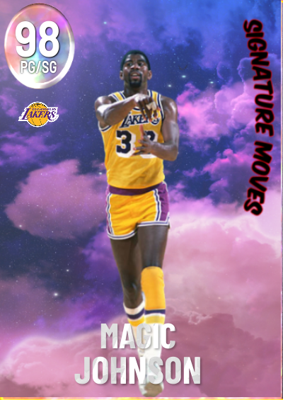 NBA 2K26 | 2KDB MyTEAM NBA 2K Custom Card (Magic Johnson) by diffir