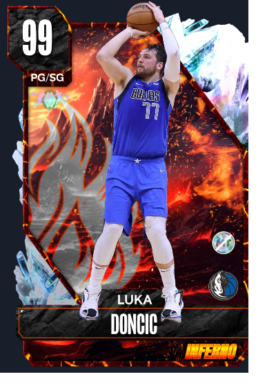 NBA 2K25 | 2KDB MyTEAM NBA 2K Custom Card (Inferno Luka Doncic) by ...