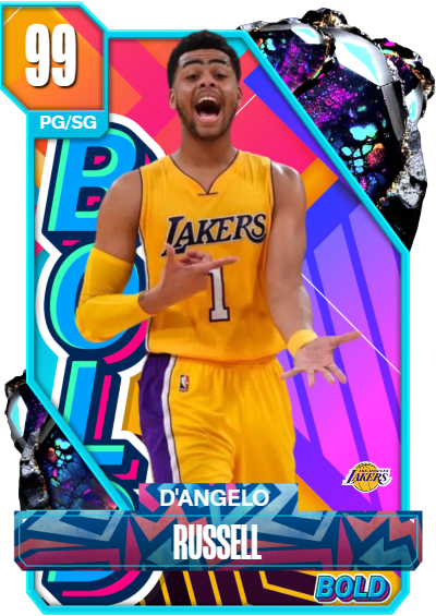 2KDB MyTEAM Database | NBA 2K Custom Card (D'angelo Russell) by JHK ...