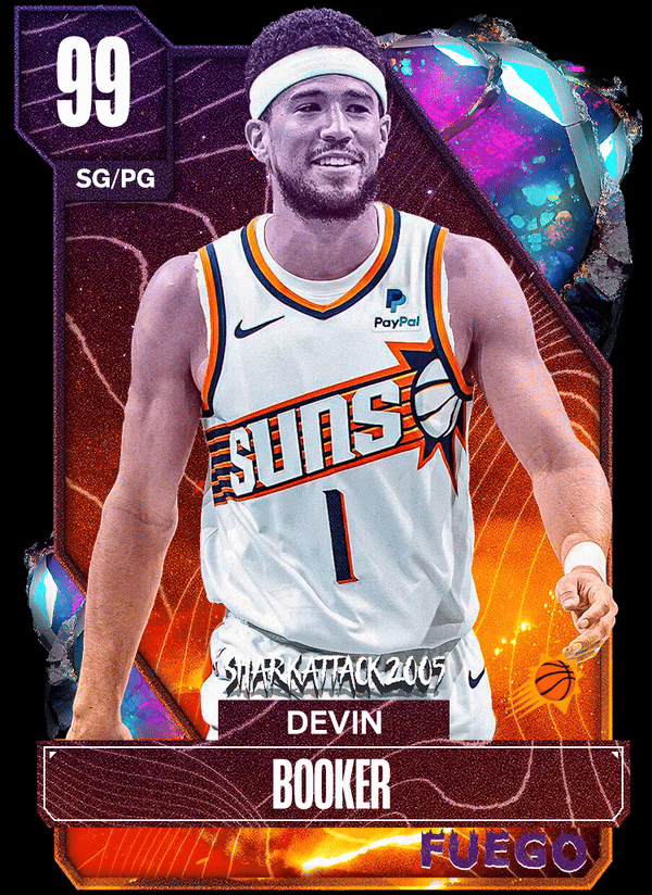 2KDB MyTEAM Database | NBA 2K Custom Card (Devin Booker) by Shark | NBA ...