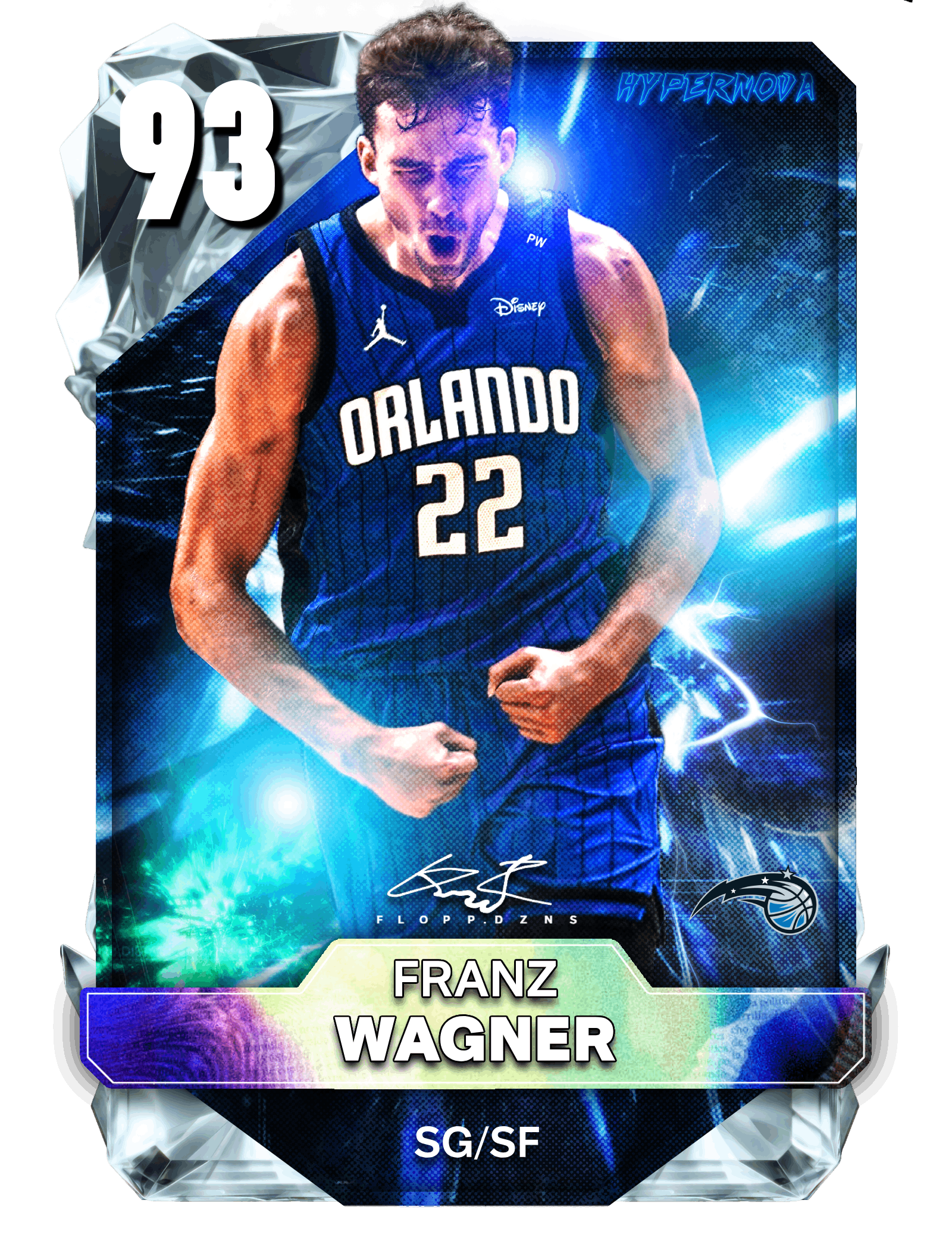 2KDB MyTEAM Database | NBA 2K Custom Card (franz wagner) by Flopp | NBA ...