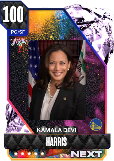 NBA 2K25 | 2KDB MyTEAM NBA 2K Custom Card (Kamala Harris) by Da Clipz420