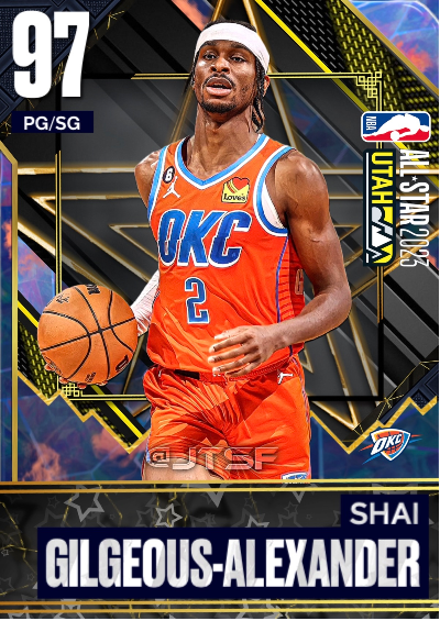 NBA 2K25 | 2KDB MyTEAM NBA 2K Custom Card (sga) by JacktheSixersFan