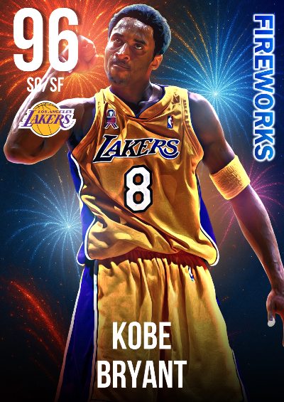 NBA 2K25 | 2KDB MyTEAM NBA 2K Custom Card (Fireworks Kobe Bryant ...