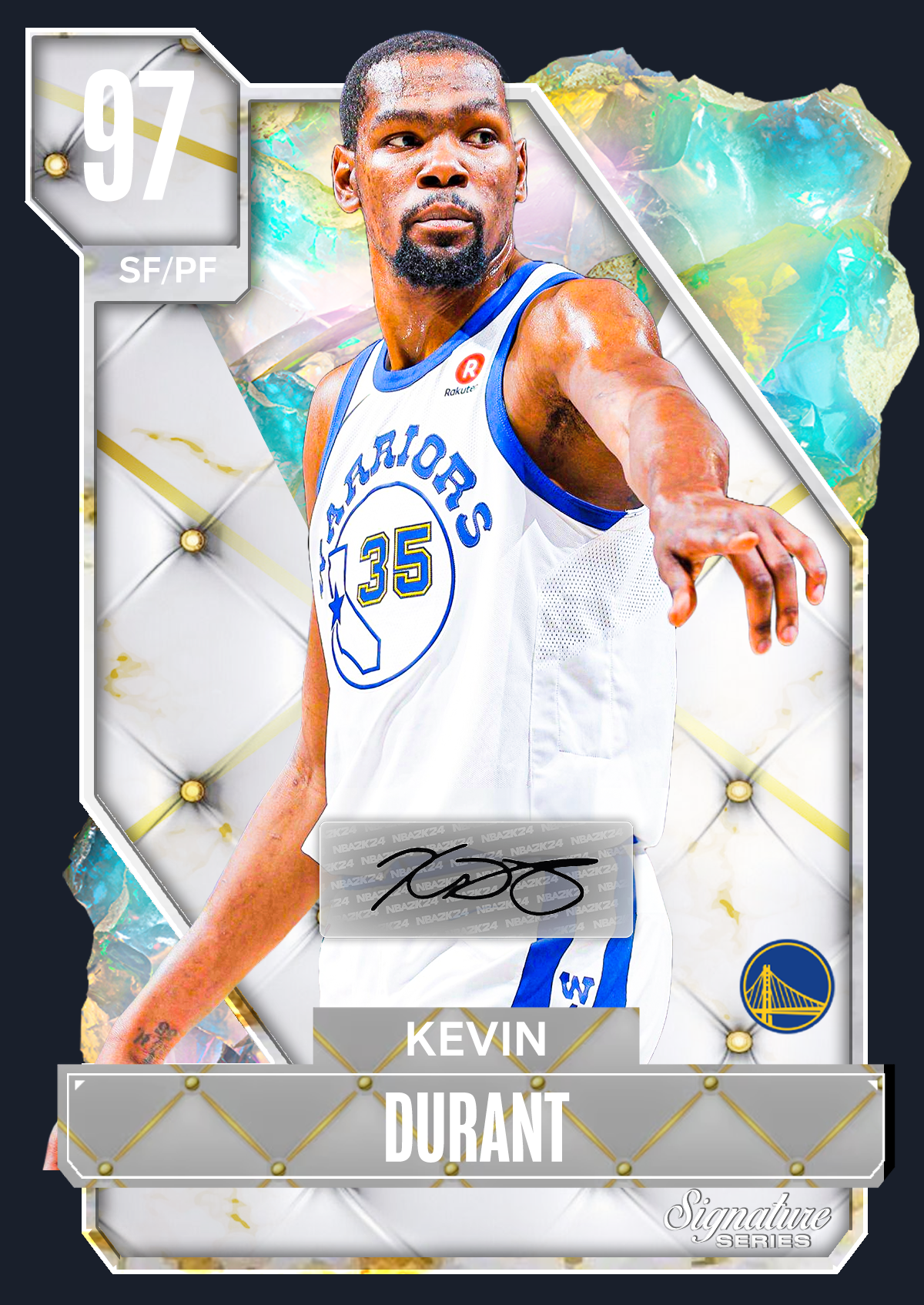 2KDB MyTEAM Database | NBA 2K Custom Card (SIG SERIES 1 KD) by KJD ...