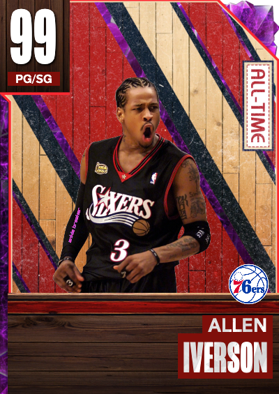 NBA 2K26 | 2KDB MyTEAM NBA 2K Custom Card (Allen Iverson) by 761521444444