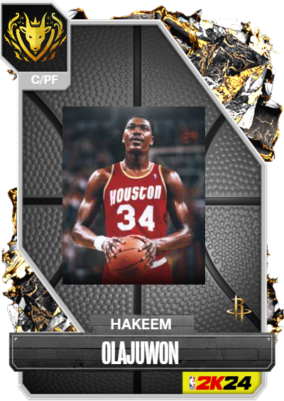NBA 2K25 | 2KDB MyTEAM NBA 2K Custom Card (Hakeem Olajuwon) by John-Iverson