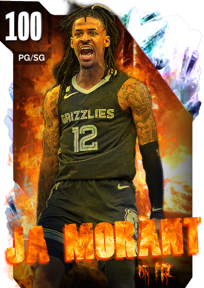 NBA 2K24 | 2KDB Custom Card (Ja Morant (first card ive made))