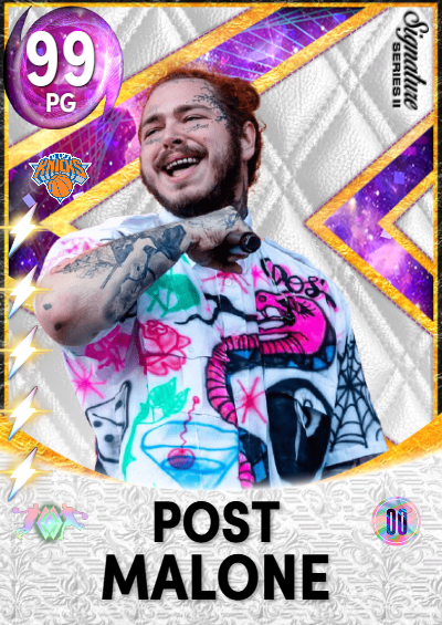 NBA 2K25 | 2KDB MyTEAM NBA 2K Custom Card (Post Malone) by NuggetzDraftyz