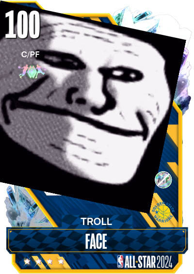 NBA 2K24 | 2KDB Custom Card (troll face)