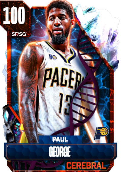 NBA 2K25 | 2KDB MyTEAM NBA 2K Custom Card (Cerebral 100 Paul George) by ...