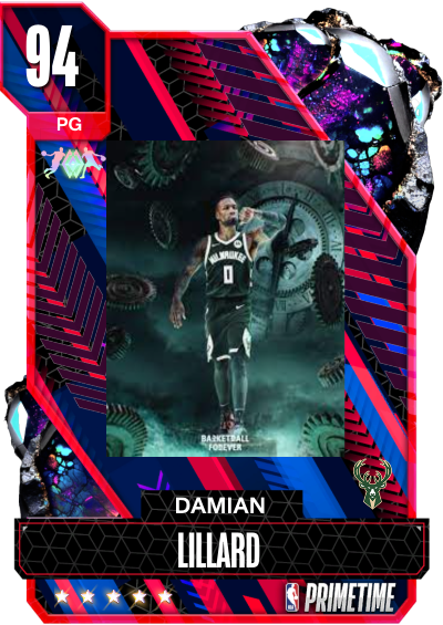 NBA 2K26 | 2KDB MyTEAM NBA 2K Custom Card (dam time) by damiamlillard