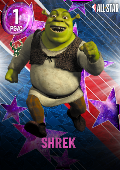 NBA 2K25 | 2KDB MyTEAM NBA 2K Custom Card (Shrek) by BladedJet0412