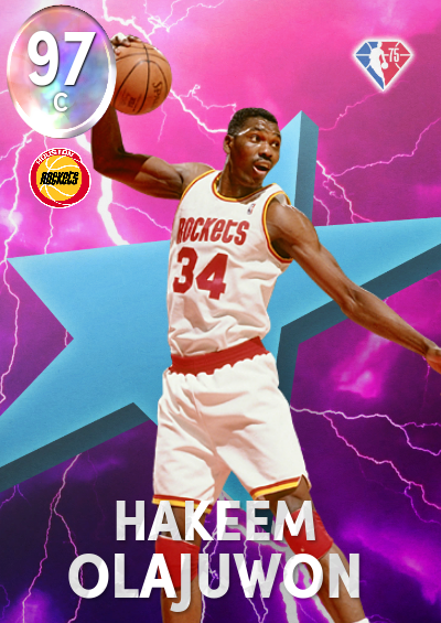 NBA 2K26 | 2KDB MyTEAM NBA 2K Custom Card (Olajuwon 75) by chriscocco