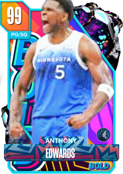 NBA 2K26 | 2KDB MyTEAM NBA 2K Custom Card (Anthony Edwards) by OOF