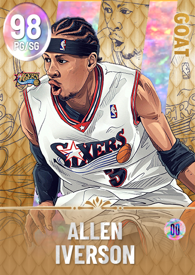 2KDB MyTEAM Database | NBA 2K Custom Card (Allen Iverson) by ...