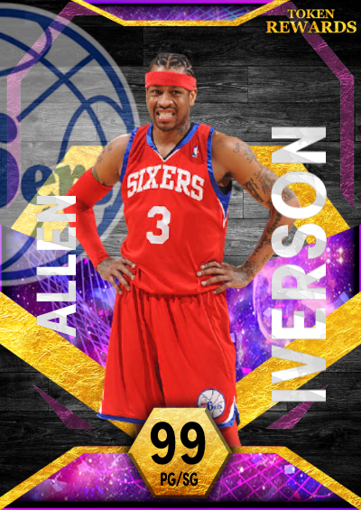 NBA 2K25 | 2KDB MyTEAM NBA 2K Custom Card (Allen Iverson) by Eyesodemigod69