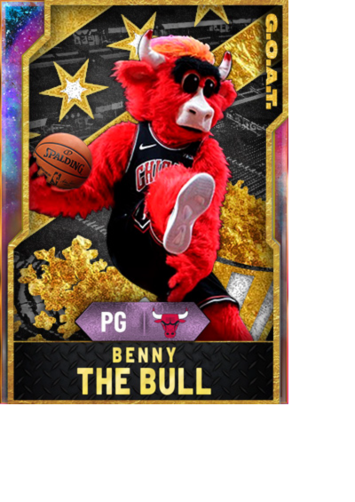 NBA 2K25 | 2KDB MyTEAM NBA 2K Custom Card (Benny the bull) by meee