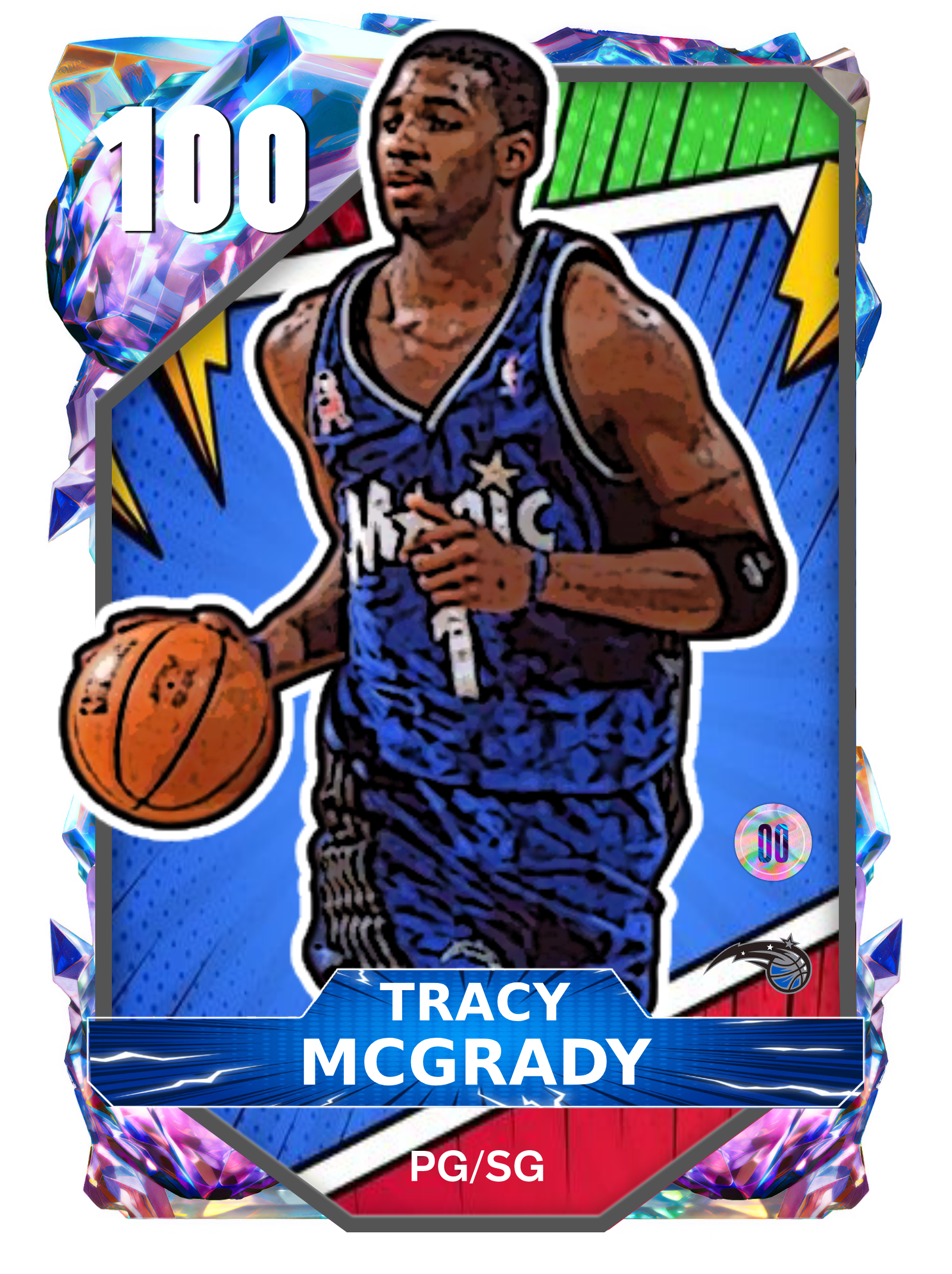 NBA 2K25 | 2KDB MyTEAM NBA 2K Custom Card (comic tmac) by theeALONZO TRIER