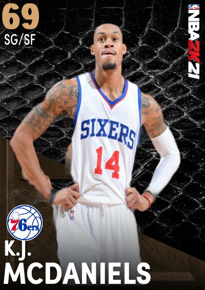 2KDB MyTEAM Database | NBA 2K Custom Card (KJ McDaniels) by HuyL | NBA 2K26