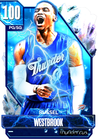 2KDB MyTEAM Database | NBA 2K Custom Card (Westbrick Thunderous) by ...