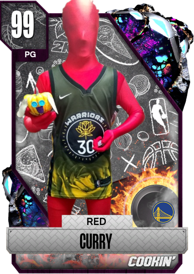 NBA 2K25 | 2KDB MyTEAM NBA 2K Custom Card (Red Curry) by cheffy