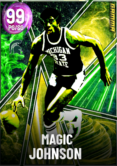 NBA 2K22 | 2KDB Custom Card (Magic Johnson Mich St. )