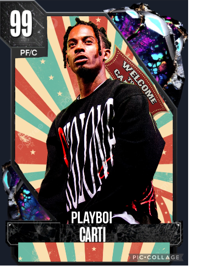 2KDB MyTEAM Database | NBA 2K Custom Card (PLAYBOI CARTI CARNIVAL CARD ...