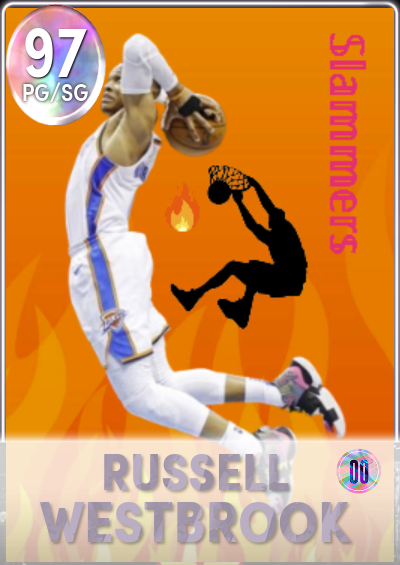 NBA 2K26 | 2KDB MyTEAM NBA 2K Custom Card (Fire Russ) by The_Pink_Sith