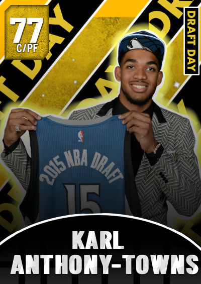NBA 2K26 | 2KDB MyTEAM NBA 2K Custom Card (Draft Day Karl Anthony-Towns ...