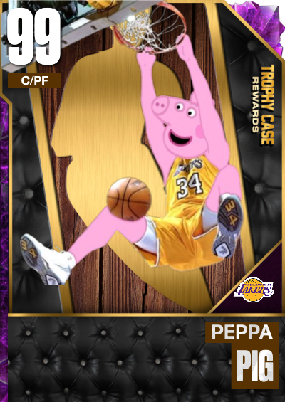 NBA 2K25 | 2KDB MyTEAM NBA 2K Custom Card (Peppa Pig) by Ranga