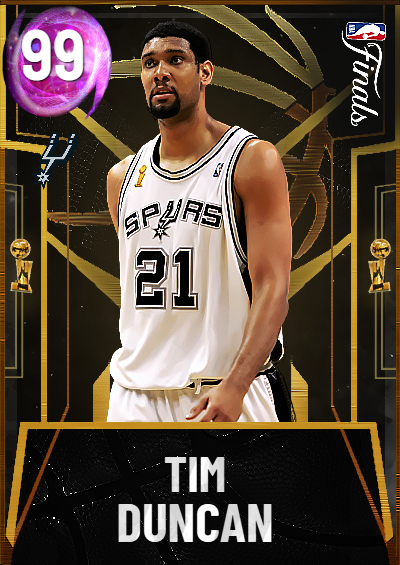 NBA 2K25 | 2KDB MyTEAM NBA 2K Custom Card (FINALS TIM DUNCAN) by uhjeremy
