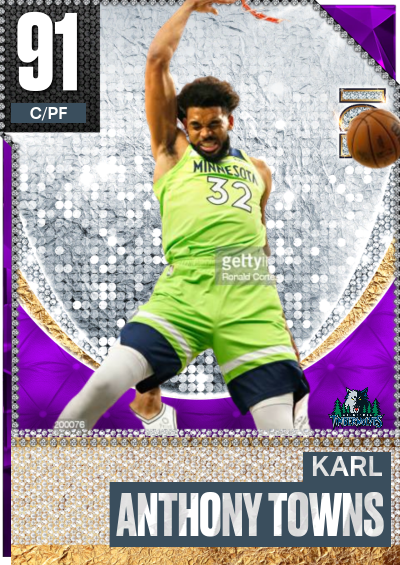 2KDB MyTEAM Database | NBA 2K Custom Card (KAT) by Kmcasey1 | NBA 2K26