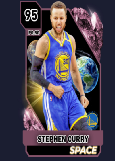NBA 2K25 | 2KDB MyTEAM NBA 2K Custom Card (Space Steph Curry) by KING_James