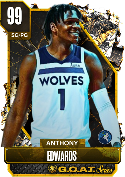 NBA 2K25 | 2KDB MyTEAM NBA 2K Custom Card (GOAT Anthony Edwards) by Mann307