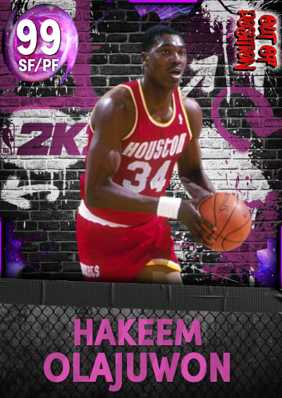 NBA 2K26 | 2KDB MyTEAM NBA 2K Custom Card (Hakeem Olajuwon) by LachyH06