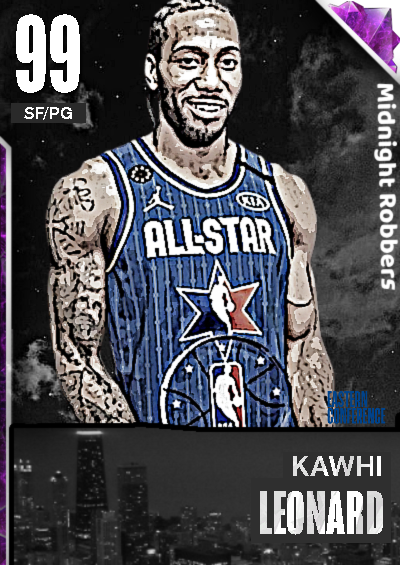NBA 2K25 | 2KDB MyTEAM NBA 2K Custom Card (Kawhi) by futurecores