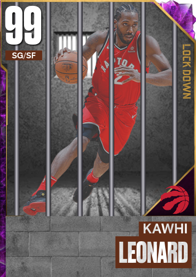 NBA 2K25 | 2KDB MyTEAM NBA 2K Custom Card (Locked Up Kawhi) by Policeman316