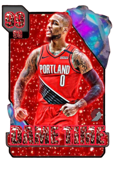 NBA 2K25 | 2KDB MyTEAM NBA 2K Custom Card (dame time) by icymonke