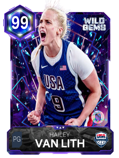 NBA 2K26 | 2KDB MyTEAM NBA 2K Custom Card (Hailey Van Lith ) by acull2