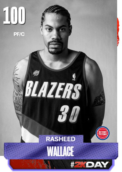 NBA 2K26 | 2KDB MyTEAM NBA 2K Custom Card (Rasheed Wallace) by Johann_445