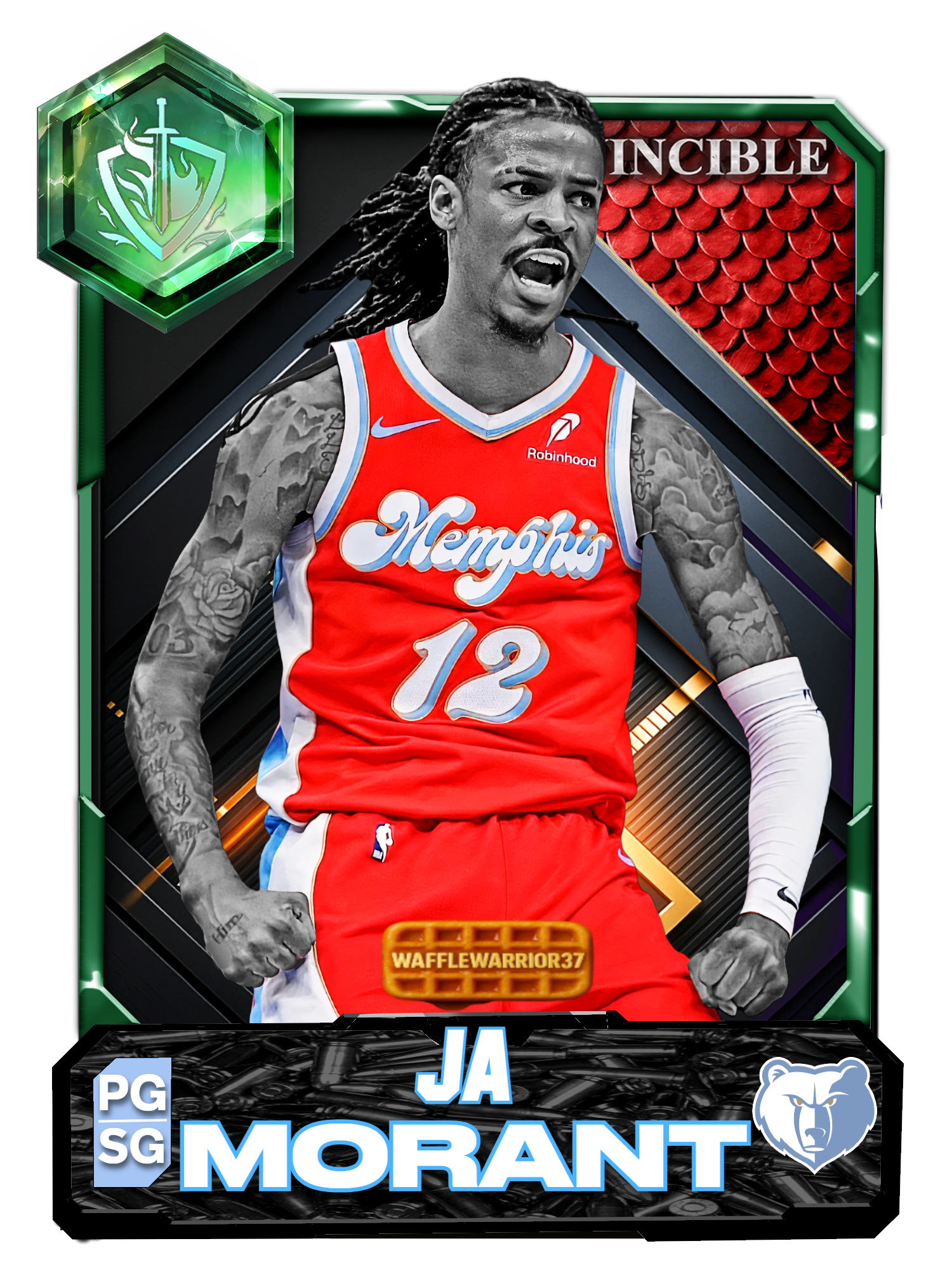 2KDB MyTEAM Database | NBA 2K Custom Card (Invincible Ja) by ...