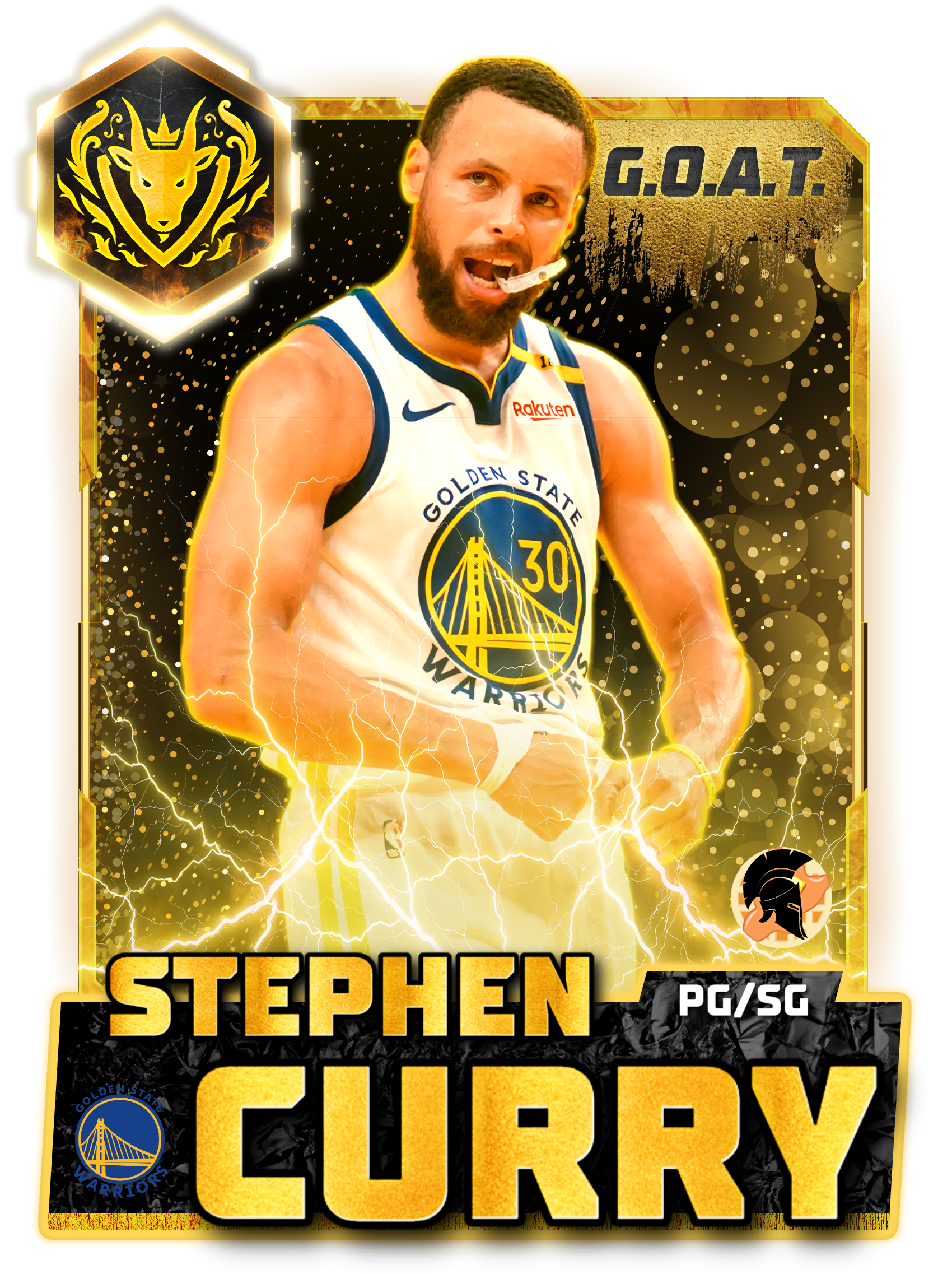 2KDB MyTEAM Database | NBA 2K Custom Card (GOAT Curry) by ...
