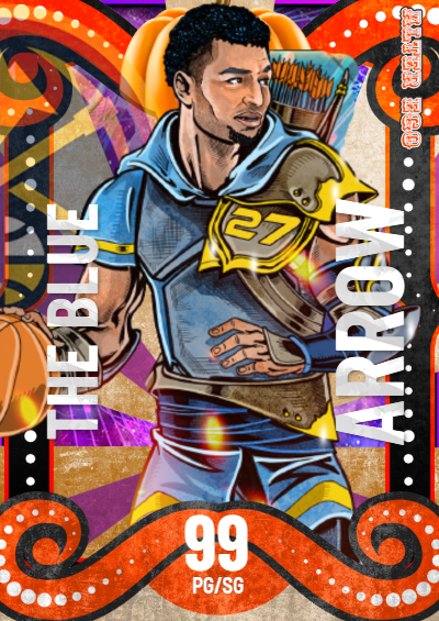 NBA 2K25 | 2KDB MyTEAM NBA 2K Custom Card (the blue arrow) by airchaz