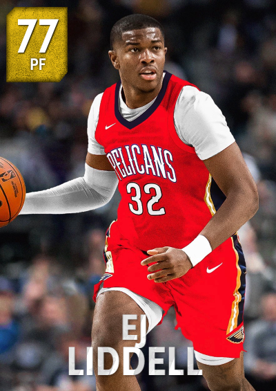 NBA 2K25 | 2KDB MyTEAM NBA 2K Custom Card (EJ Liddell) by SkeletalPoem899