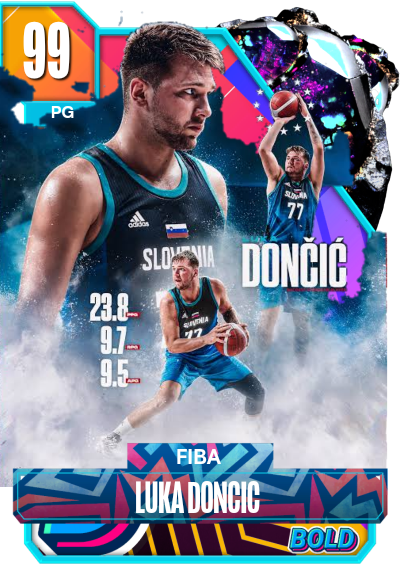 NBA 2K25 | 2KDB MyTEAM NBA 2K Custom Card (FIBA luka) by LeeBrox