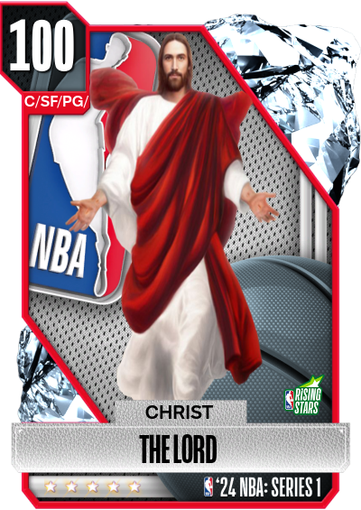NBA 2K25 | 2KDB MyTEAM NBA 2K Custom Card (jesus) by tristiano_rolnaldo