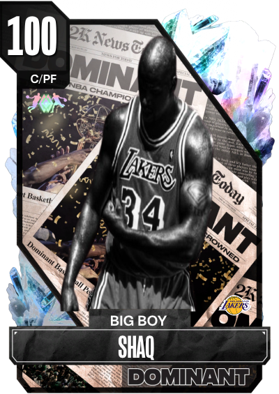 NBA 2K25 | 2KDB MyTEAM NBA 2K Custom Card (Big Boy Shaq) by Ajthegoat
