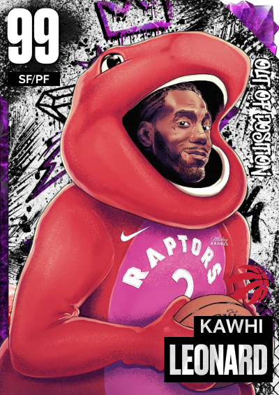 NBA 2K25 | 2KDB MyTEAM NBA 2K Custom Card (barney) by Ghostninjax56