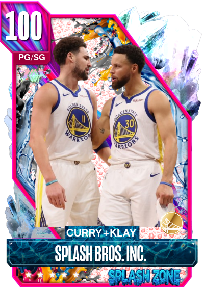 NBA 2K25 | 2KDB MyTEAM NBA 2K Custom Card (Splash Bros. Inc. Curry+Klay) by _DAME_TIME_